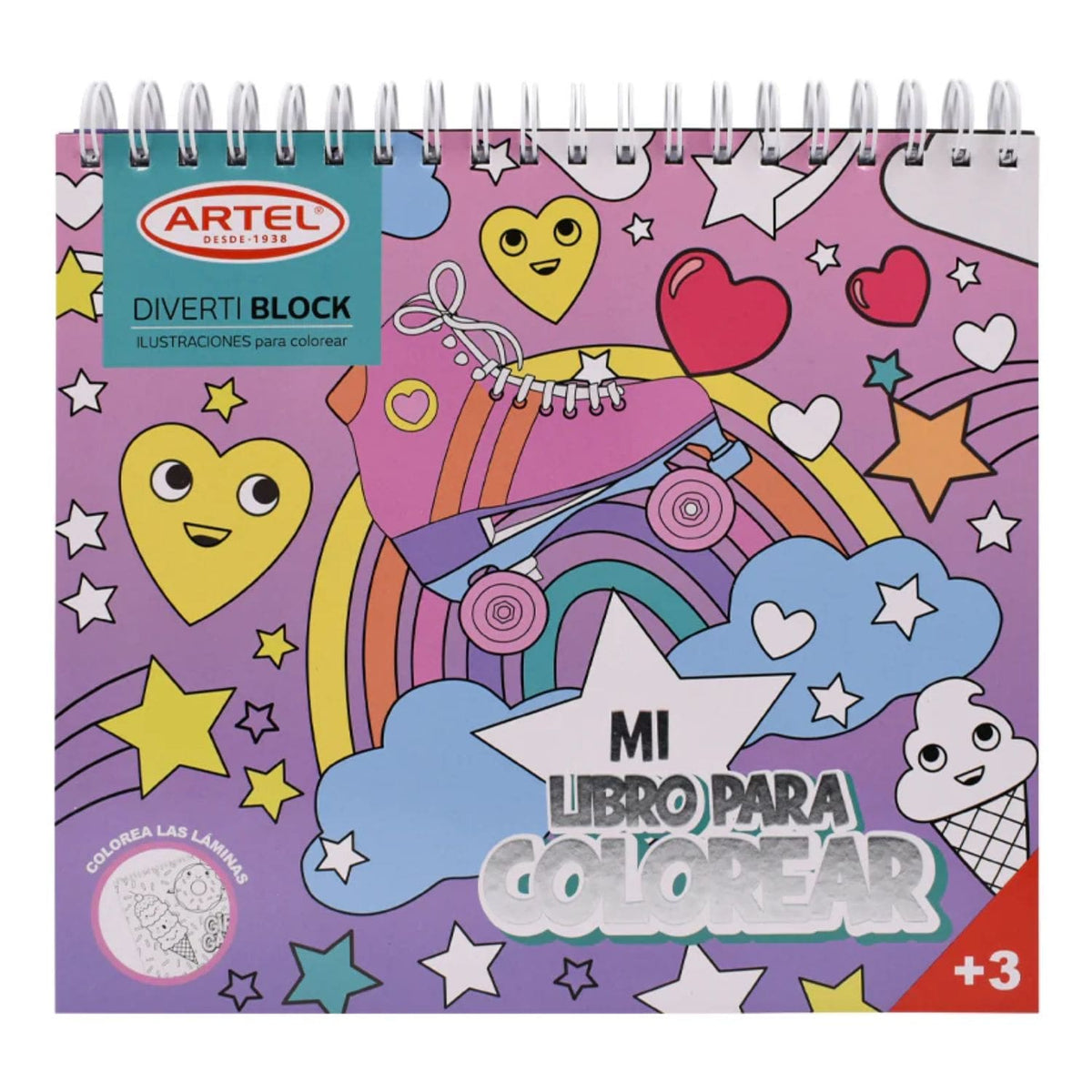 Artel Divertiblock - Block para Colorear Kawaii – Dibu Chile