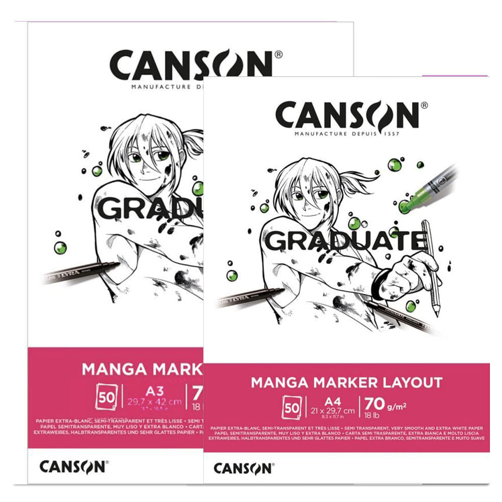 Block Canson Manga Marker Layout – Dibu Chile