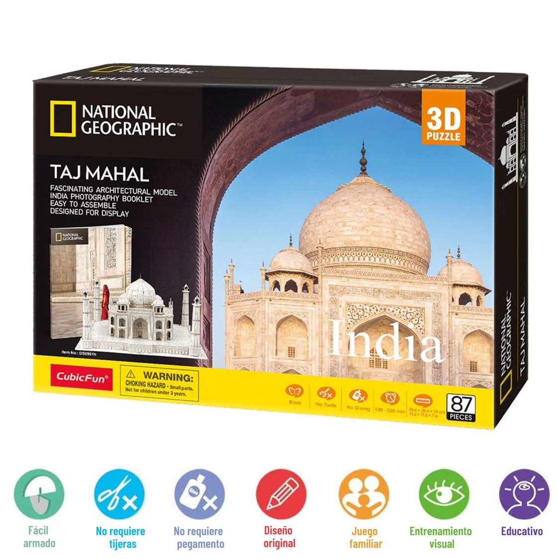 Puzzle 3D Taj Mahal India National Geographic – Dibu Chile