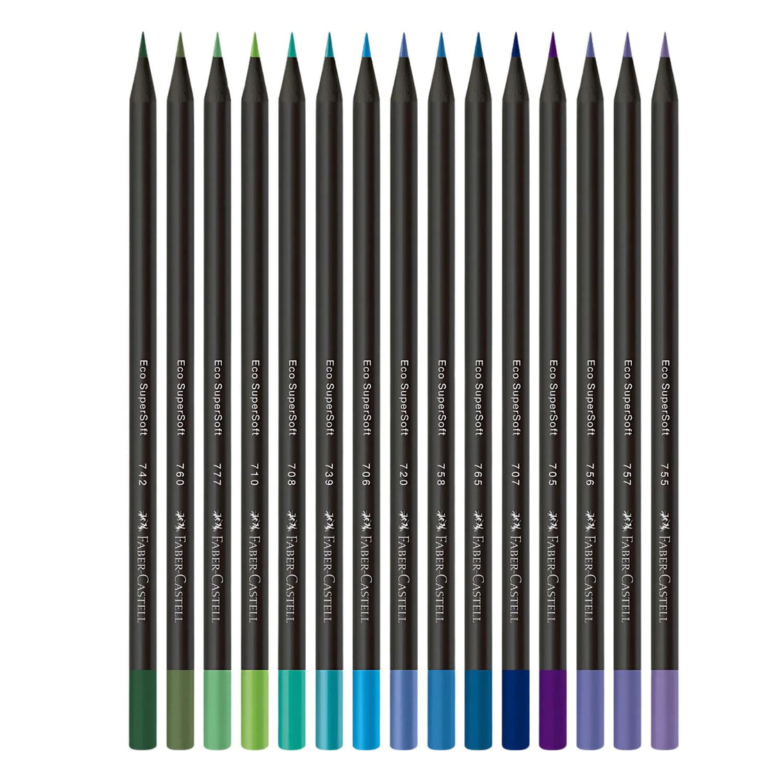 Set 15 Lápices de Colores Faber Castell Super Soft Fríos – Dibu Chile