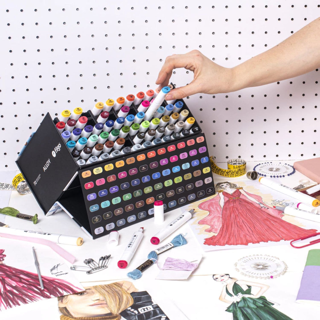 Set 72 Marcadores al Alcohol Filgo Alloy Tonos Surtidos – Dibu Chile