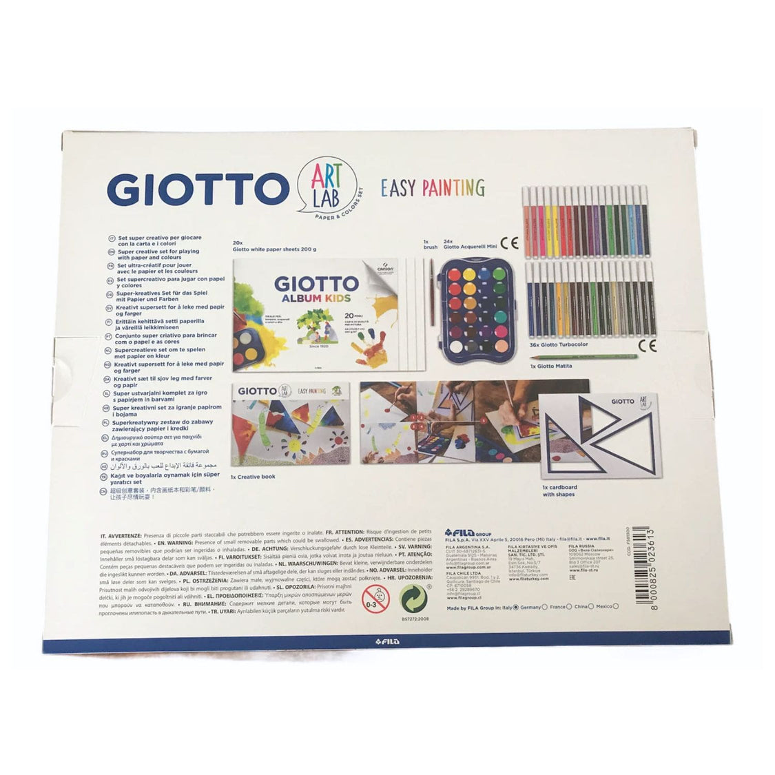 Giotto Art Lab - Kit Lápices y Acuarela Easy Painting – Dibu Chile