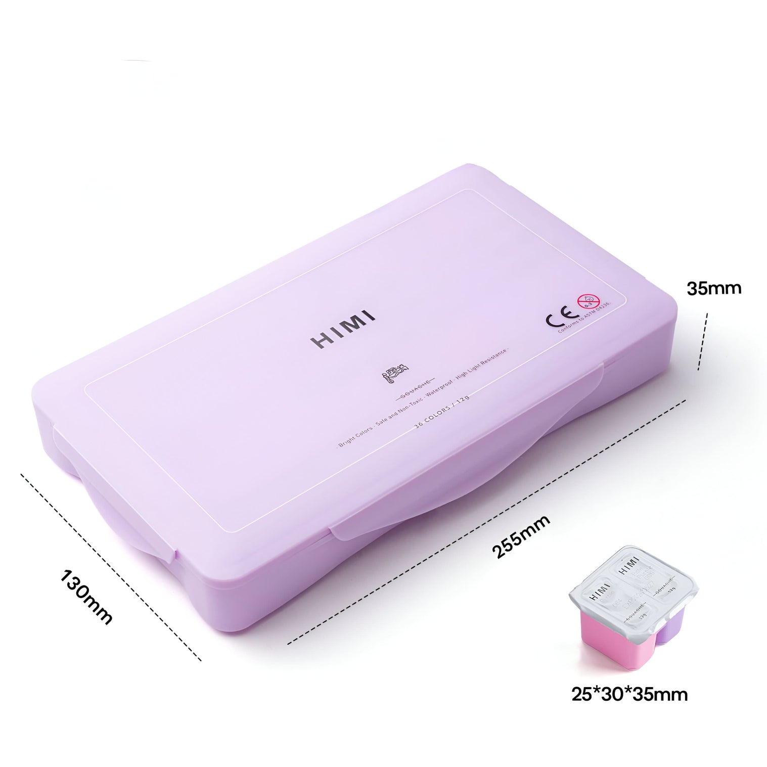 Himi Gouache Set 36 Pinturas 12 g – Dibu Chile