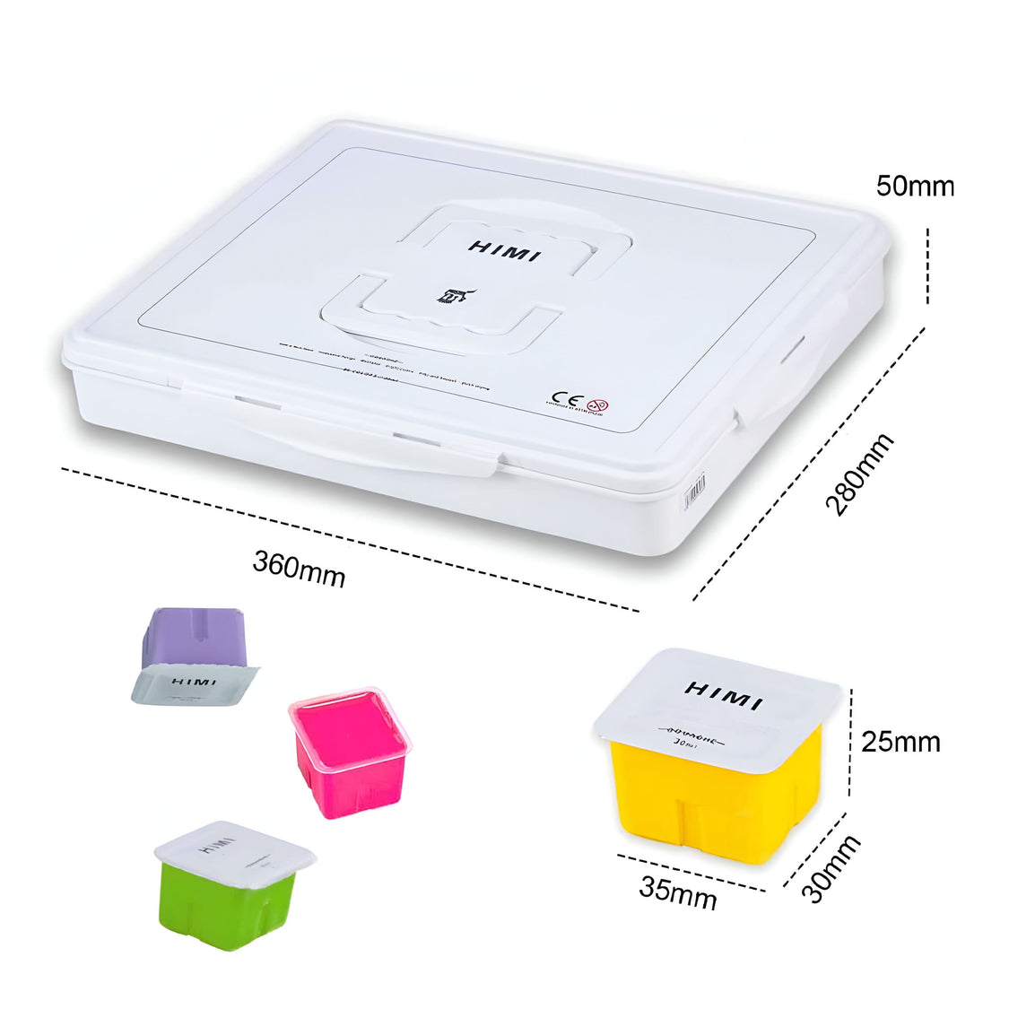 Himi Gouache Set 56 Pinturas 30 g Estuche Blanco – Dibu Chile