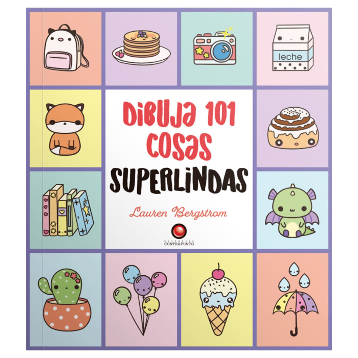 Libro Dibuja 101 Cosas Superlindas de Lauren Bergstrom – Dibu Chile