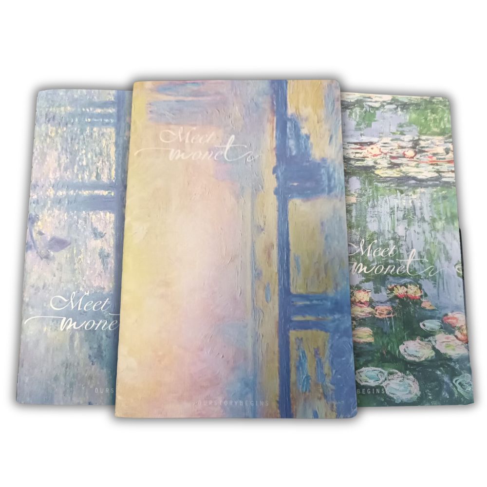 Libreta con Líneas con Diseños de Monet A5 – Dibu Chile