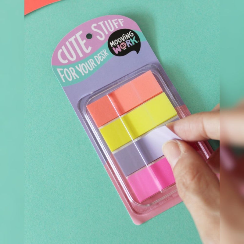 Mooving at Work - Pack 80 Banderitas Adhesivas Neon – Dibu Chile