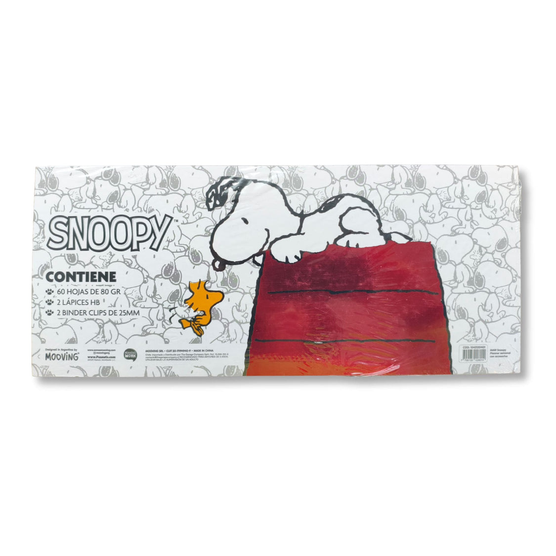 Planner Organizador Semanal Snoopy - Mooving – Dibu Chile