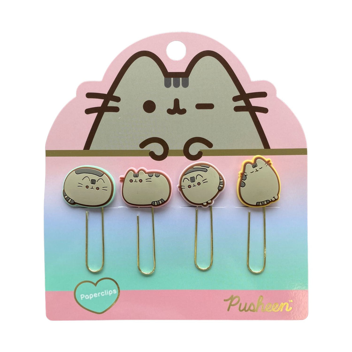 Set 4 Clips de Pusheen Fun Paper Mooving at Work – Dibu Chile