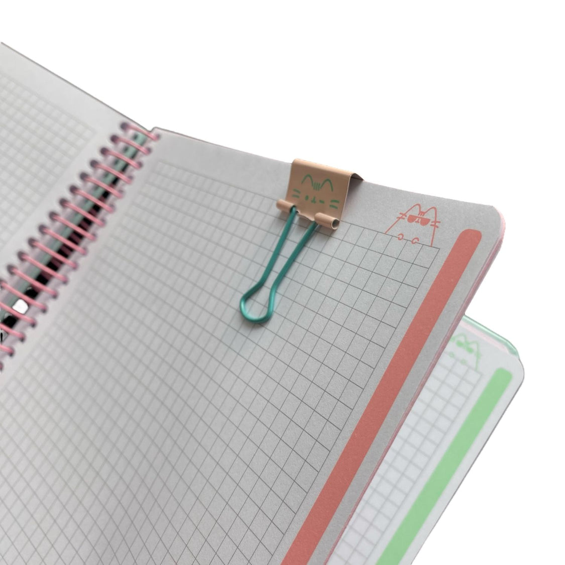 Set 6 Binder Clips de Pusheen 25 mm Mooving at Work – Dibu Chile