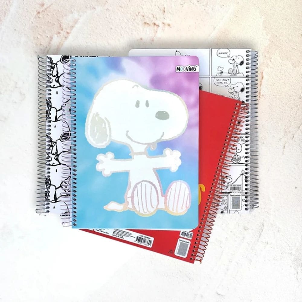 Cuaderno Triple de Snoopy Mooving Diseño Aleatorio Tamaño Carta – Dibu ...