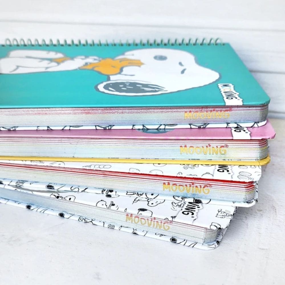 Cuaderno Triple de Snoopy Mooving Diseño Aleatorio Medio Oficio – Dibu ...