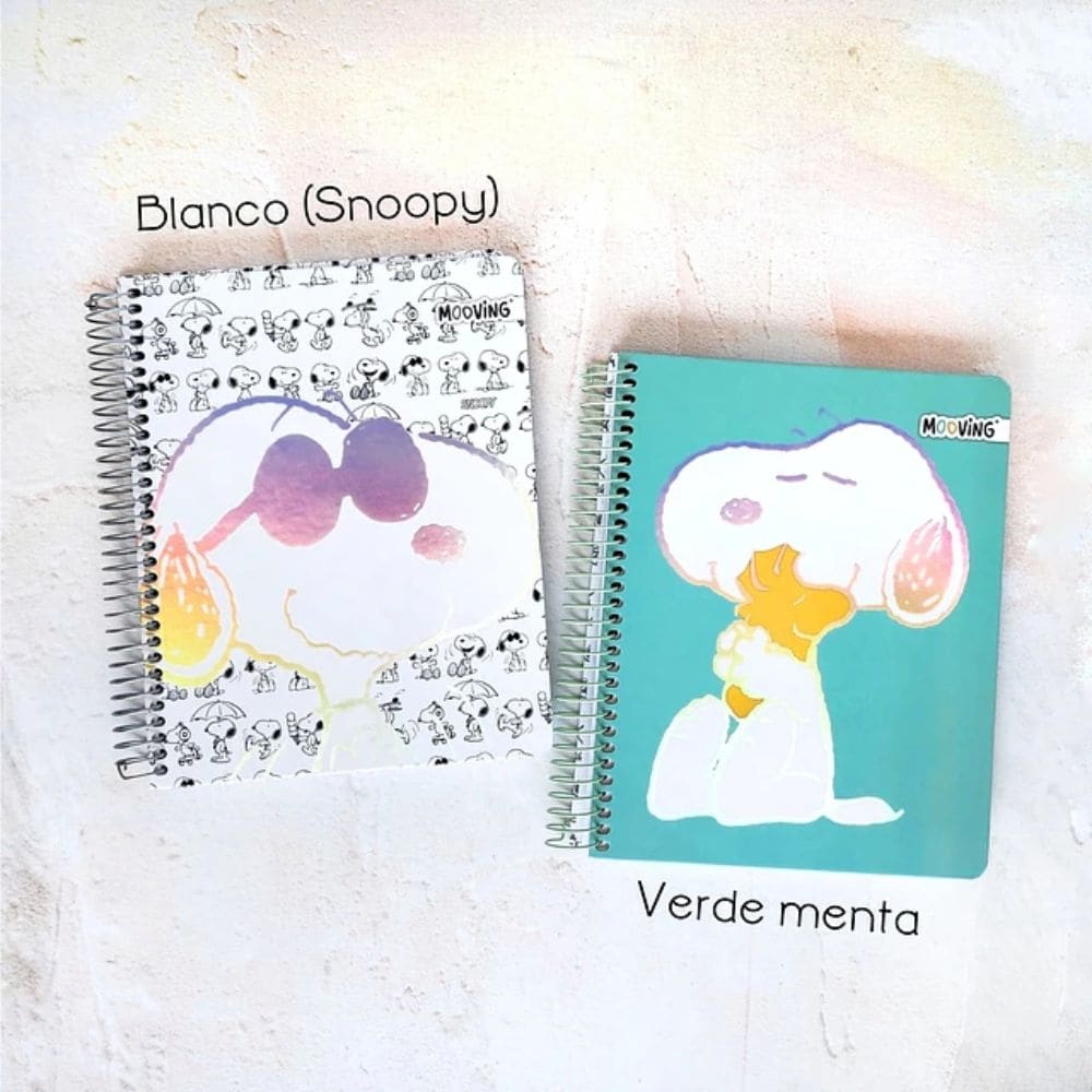 Cuaderno Triple de Snoopy Mooving Diseño Aleatorio Medio Oficio – Dibu ...