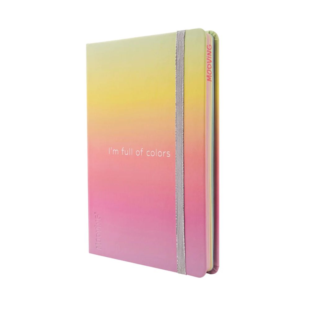 Libreta Mooving Notes A5 Hojas de Colores Tapa Dura Rainbow – Dibu Chile