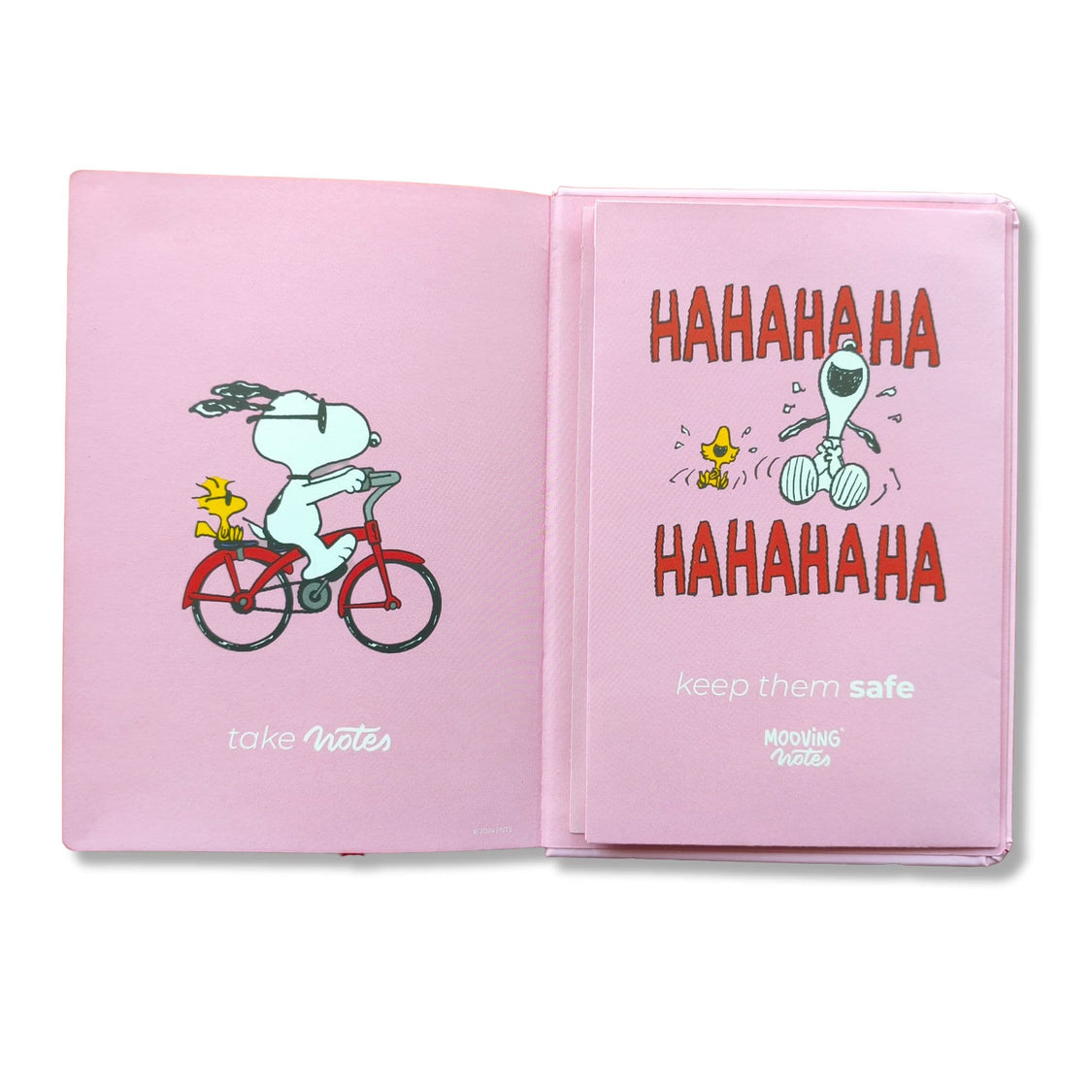 Libreta Mooving Notes A5 Líneas Tapa Dura Snoopy – Dibu Chile