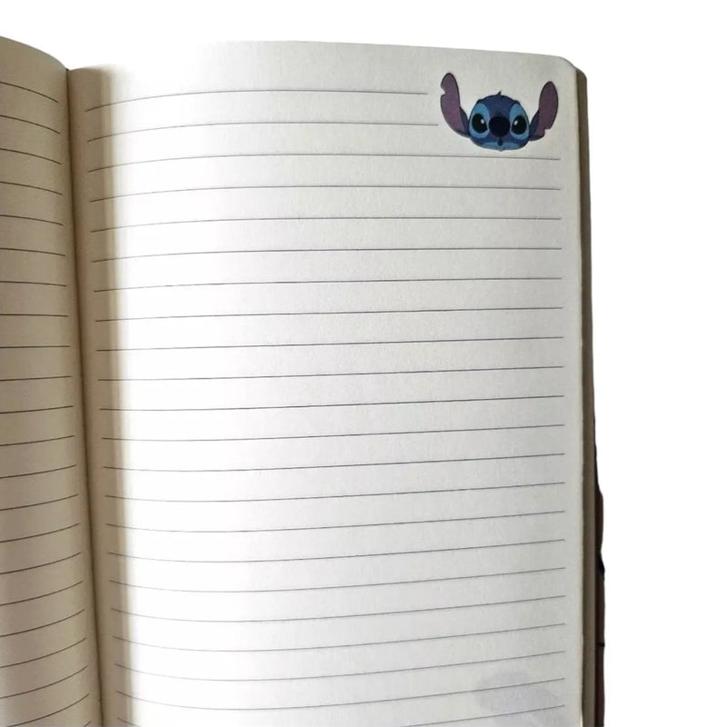 Libreta Mooving Notes A5 Líneas Tapa Dura Stitch – Dibu Chile