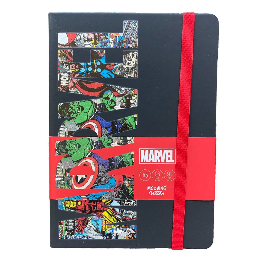 Libreta Mooving Notes A5 Líneas Tapa Dura Marvel – Dibu Chile