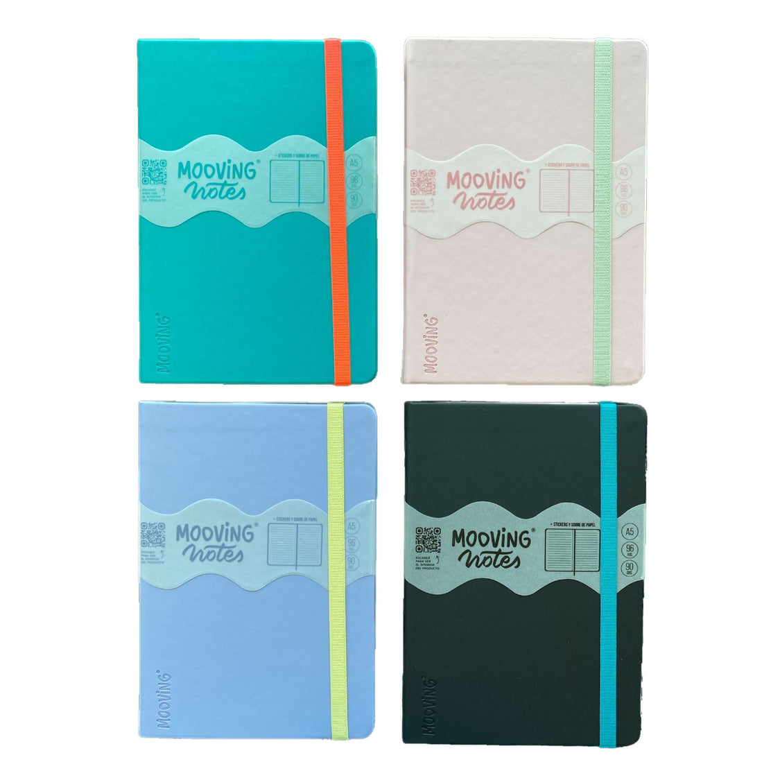 Libreta Mooving Notes A5 Líneas Tapa Dura – Dibu Chile