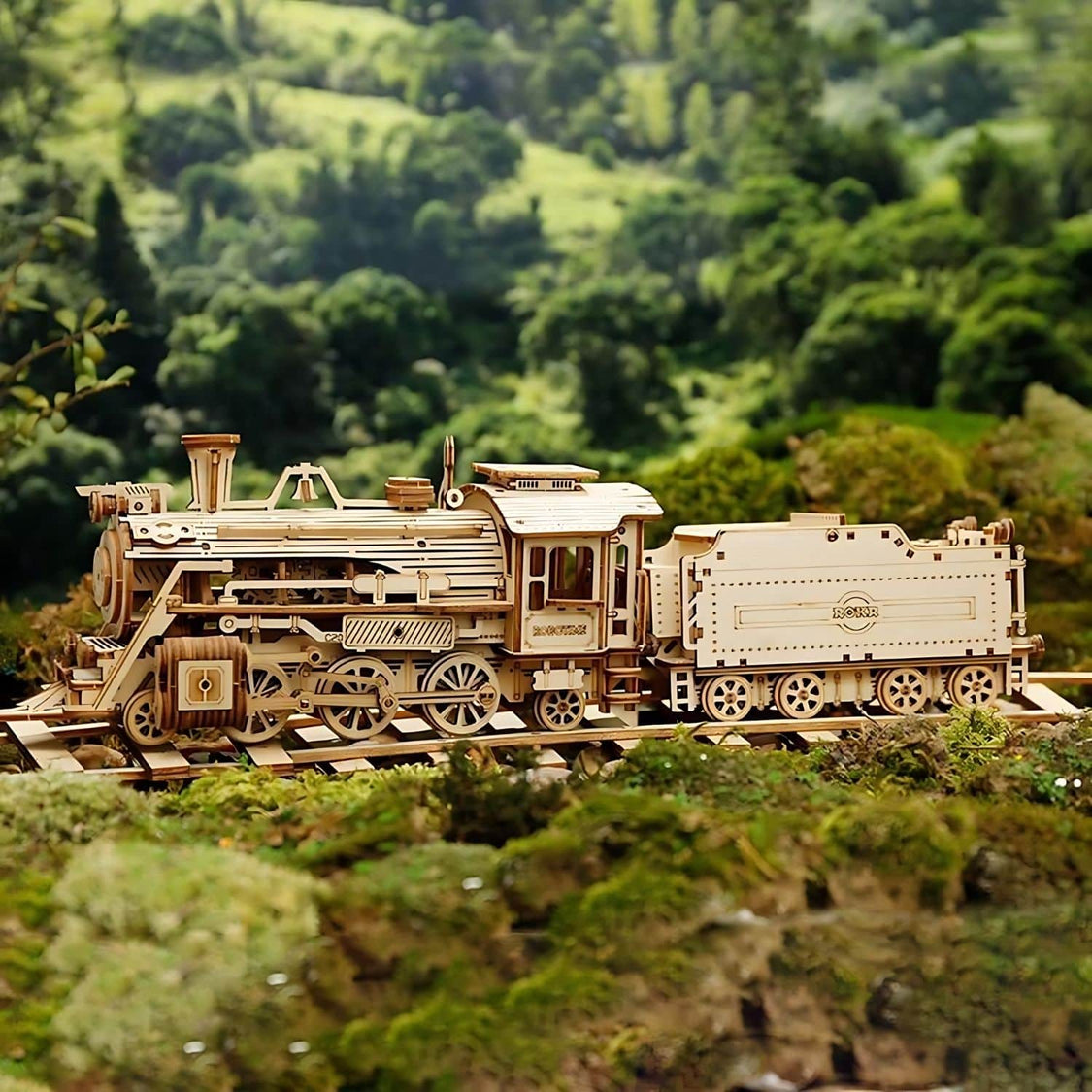 Puzzle 3D y Modelo a Escala Tren Prime Steam Express – Dibu Chile