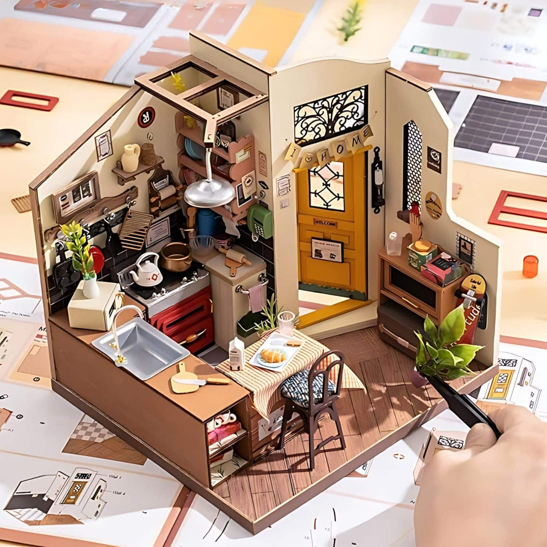 Casa Miniatura Rolife DIY Mini House Betty's Kitchen – Dibu Chile