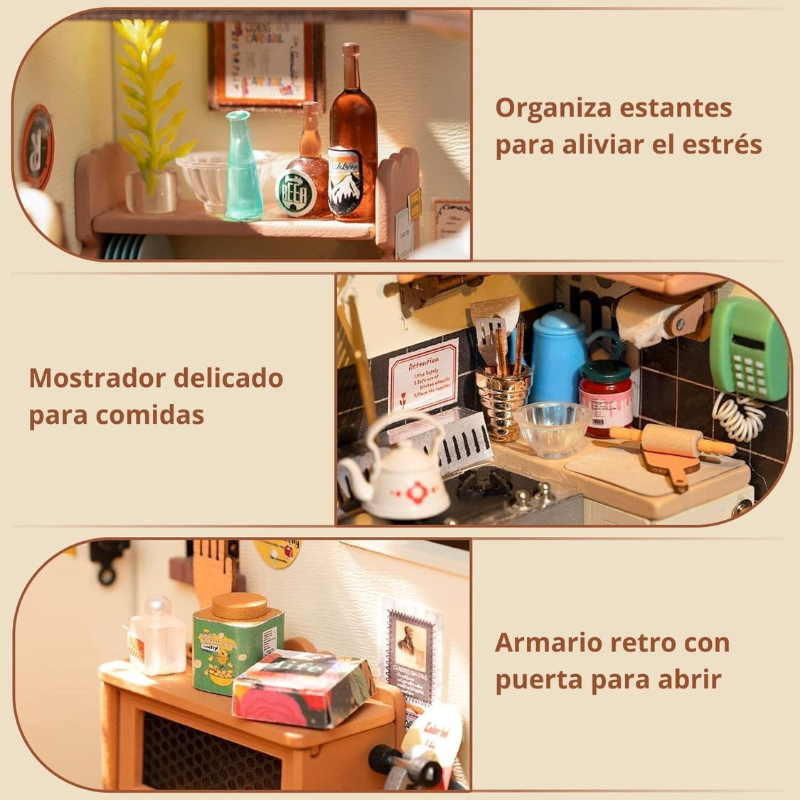 Casa Miniatura Rolife DIY Mini House Betty's Kitchen – Dibu Chile