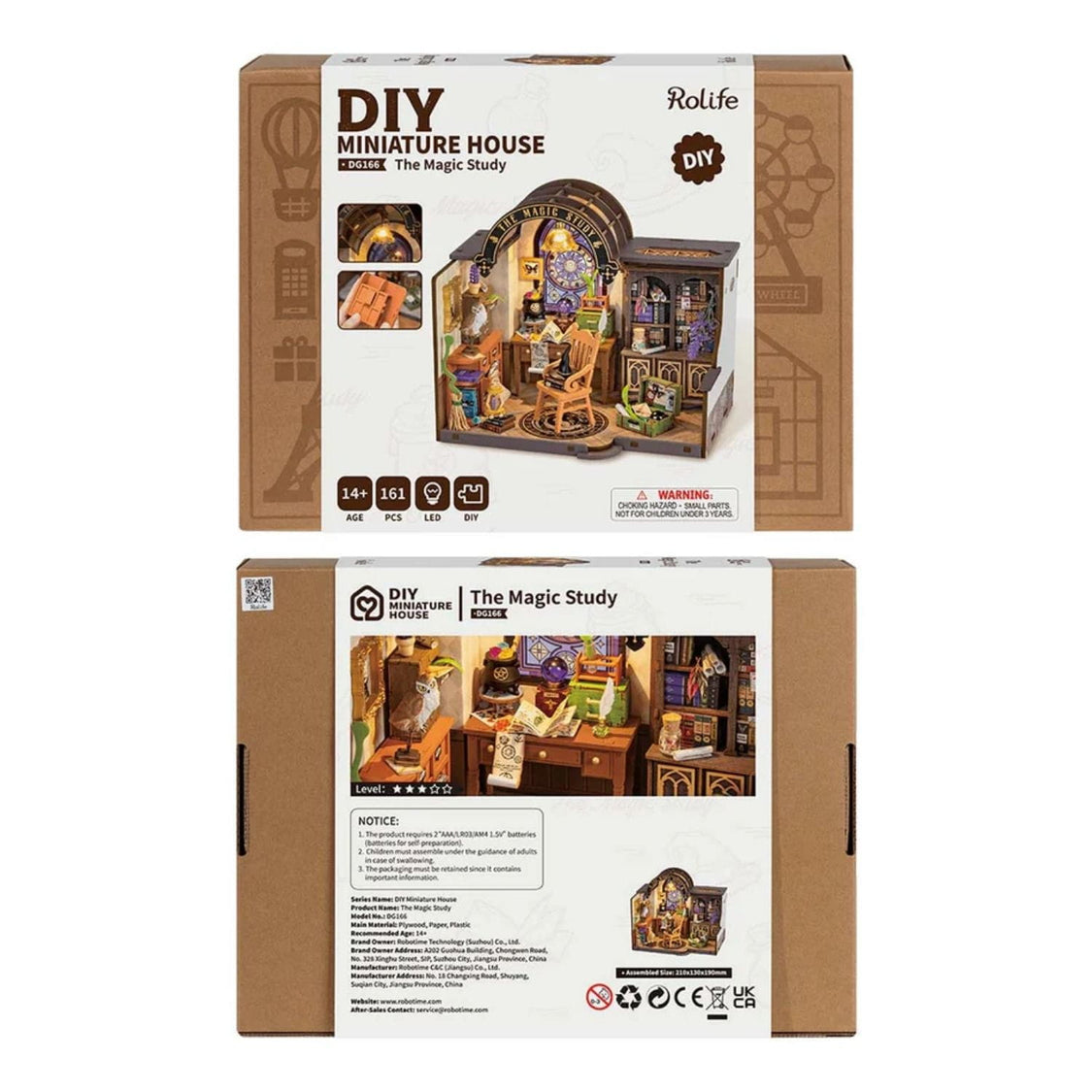 Casa Miniatura Rolife DIY Mini House The Magic Study – Dibu Chile