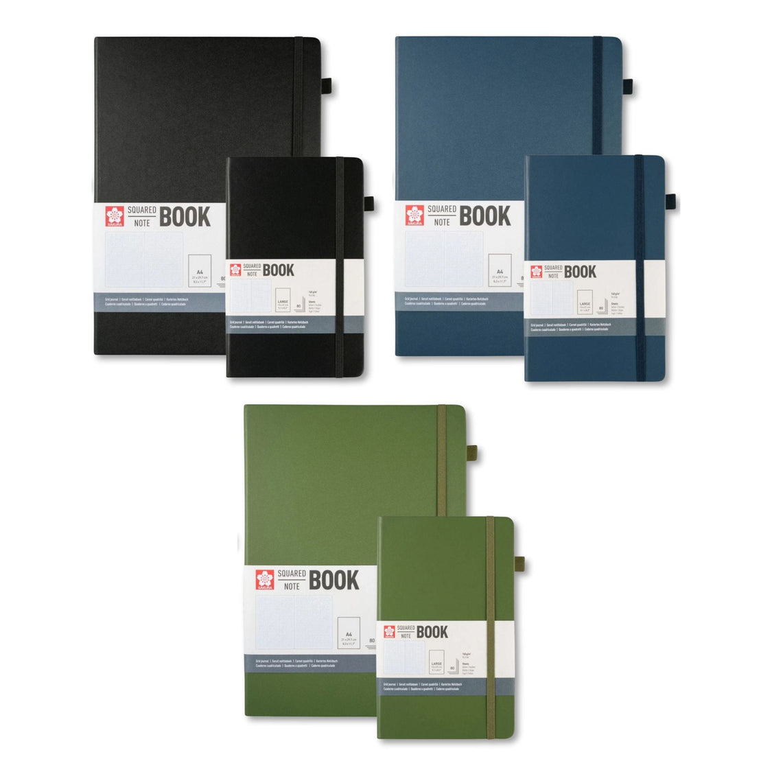 Libreta Con Cuadros Sakura Ruled Note Book – Dibu Chile
