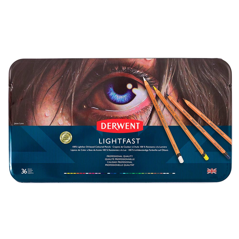 Set 36 Lápices de Colores Derwent Lightfast – Dibu Chile
