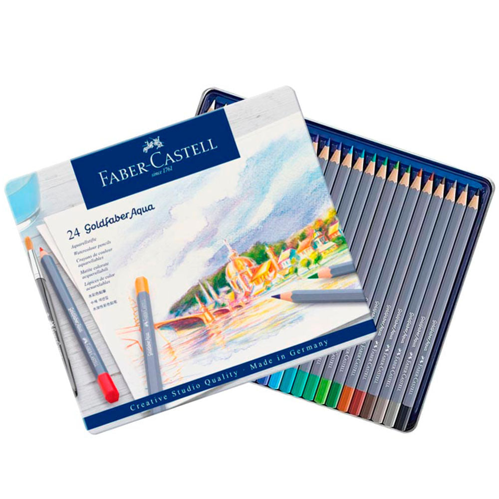 Faber Castell Goldfaber Aqua Set 24 Lápices - DibuChile – Dibu Chile