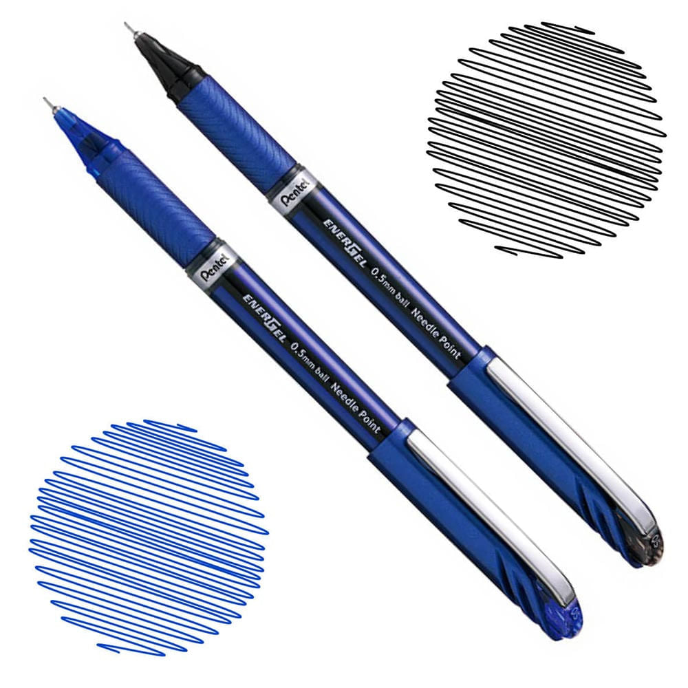 Lápices Gel Pentel Energel Set de 2 Punta 05 – Dibu Chile