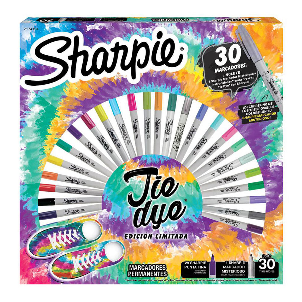 Set 30 Plumones Sharpie Ruleta Tie Dye – Dibu Chile