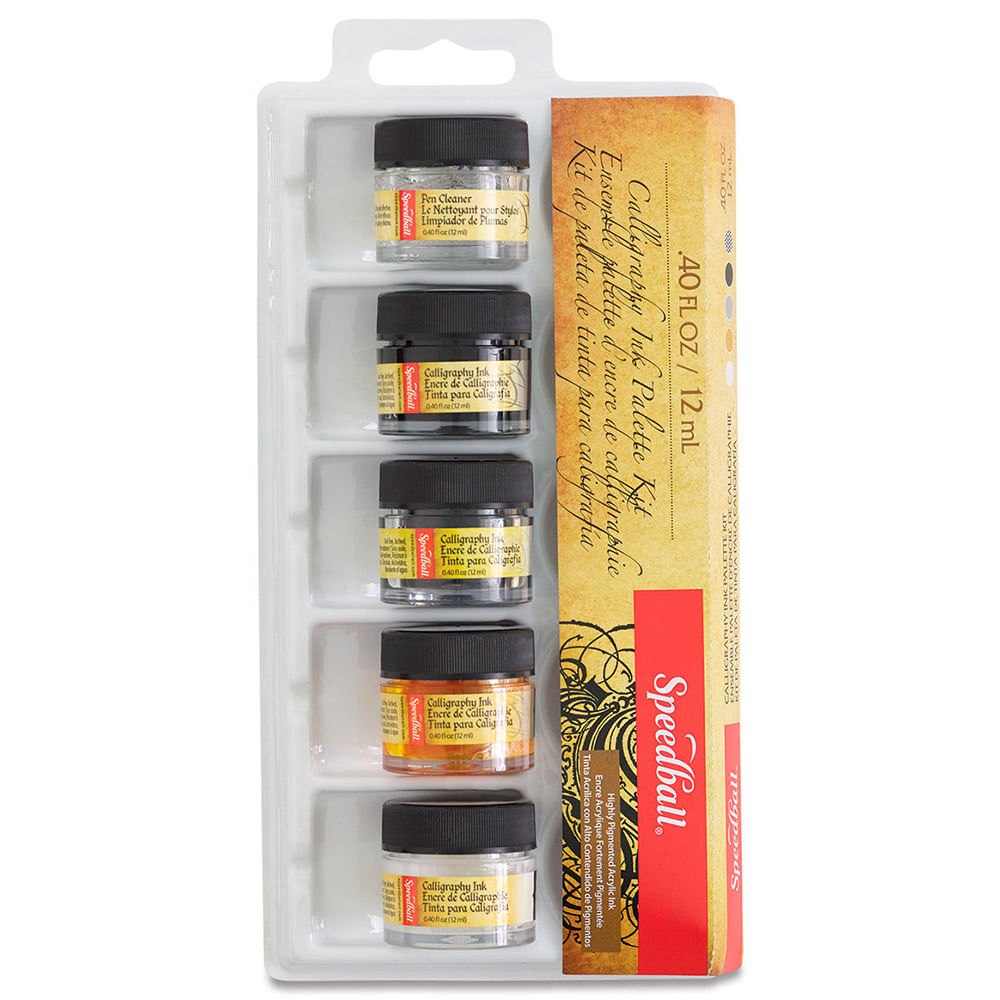 Speedball Ink Palette Set 5 Tintas 12 ml - DibuChile – Dibu Chile