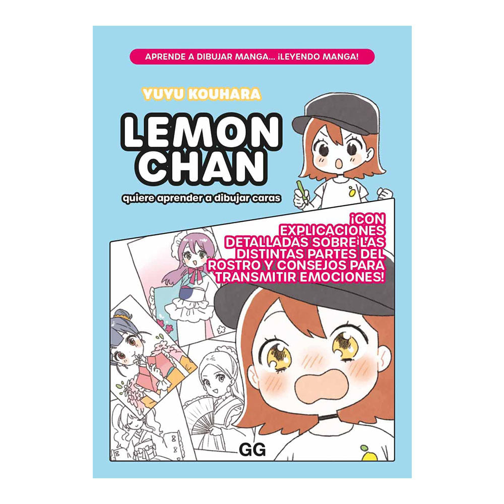 Libro Lemon Chan Quiere Aprender a Dibujar Caras de Yuyu Kouhara – Dibu Chile